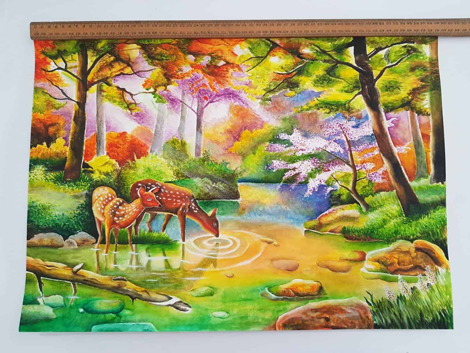 PERTANDINGAN SENI LUKIS DAN SENI REKA - SMK Sungai Rambai, Melaka