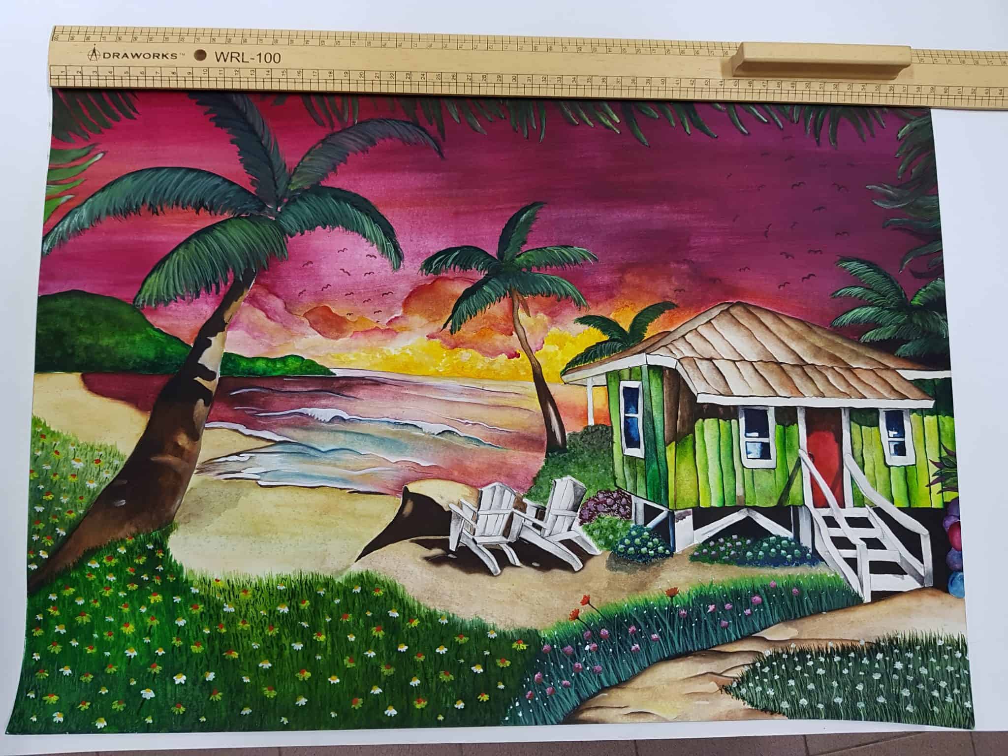 PERTANDINGAN SENI LUKIS DAN SENI REKA - SMK Sungai Rambai, Melaka