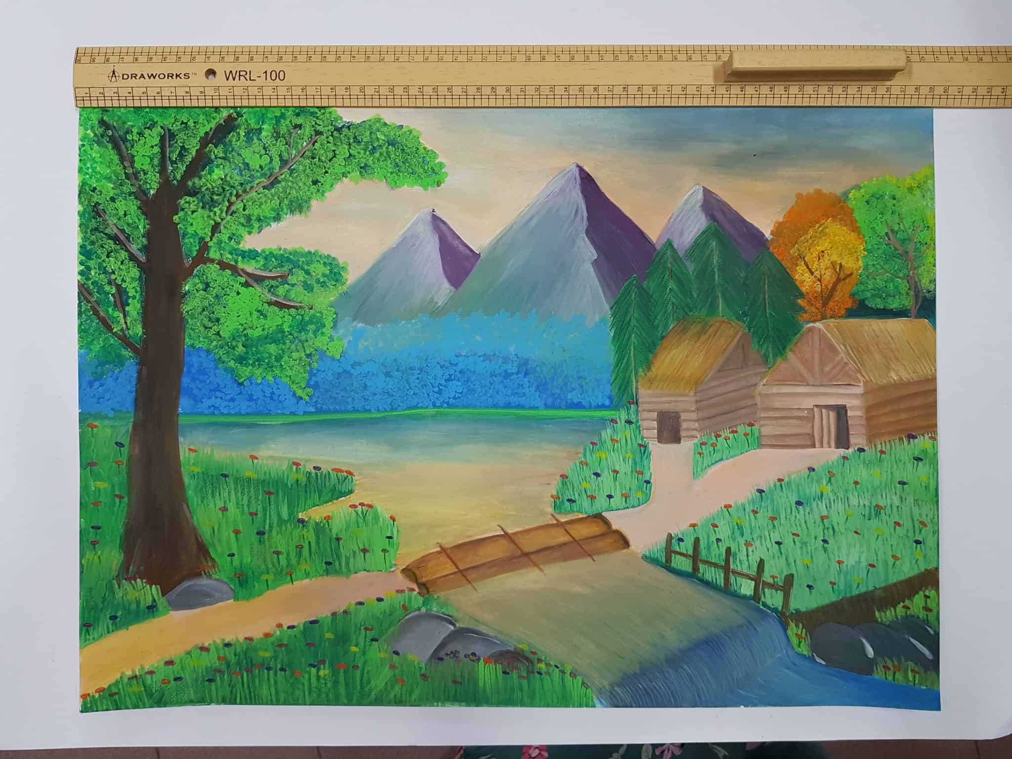 PERTANDINGAN SENI LUKIS DAN SENI REKA - SMK Sungai Rambai, Melaka